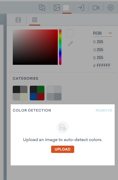 Color Palette Detection – Help Center