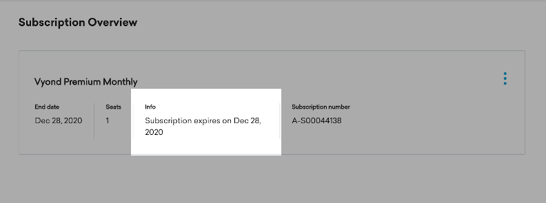 Manage Subscription – Help Center