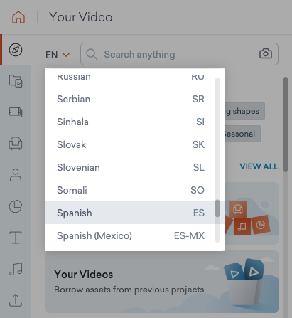 Can I use the platform in my own language? – Help Center