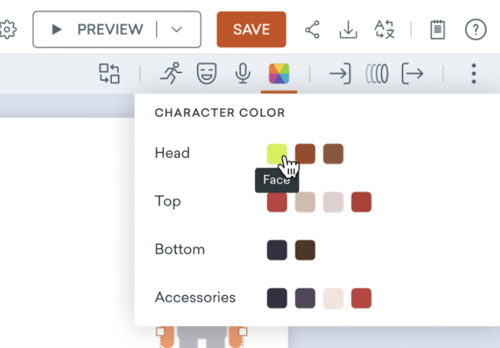 Edit Character Colors in Vyond Studio – Help Center