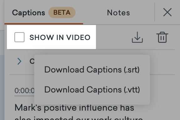Captions – Help Center