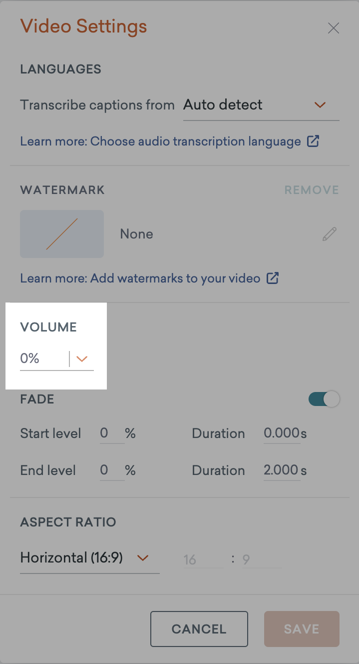 How do I adjust volume levels or fading? – Help Center
