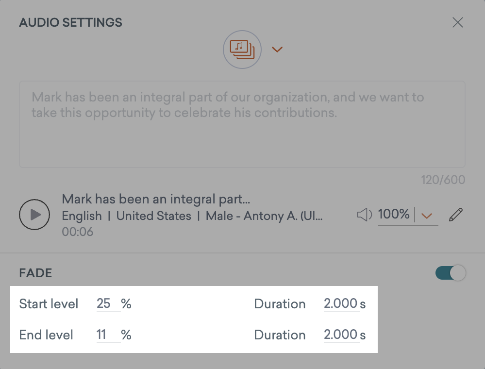 How do I adjust volume levels or fading? – Help Center