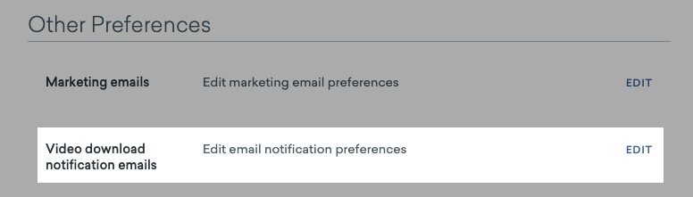 Email Notification Preferences – Help Center