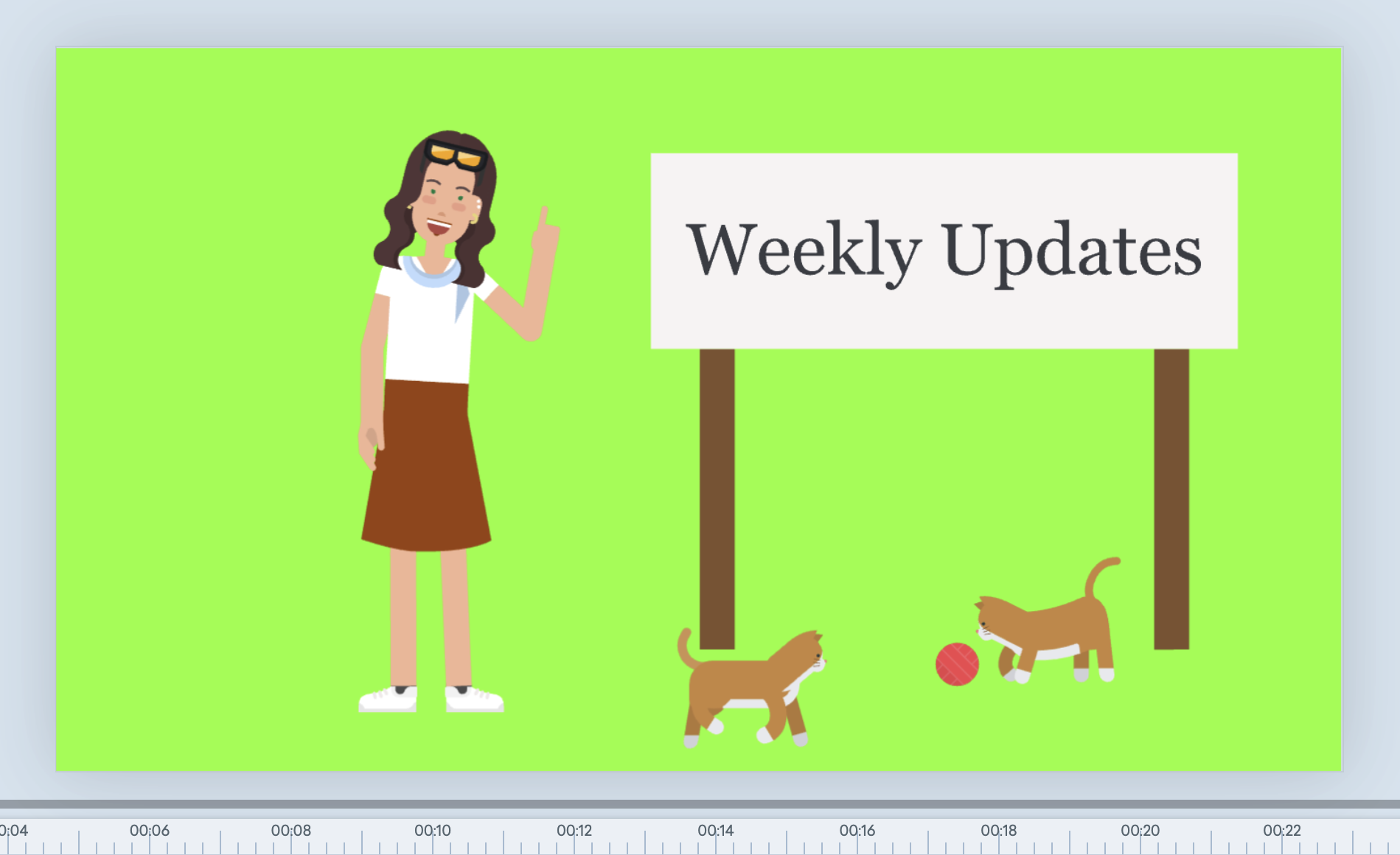 Can I export a Vyond video with a transparent background? – Help Center
