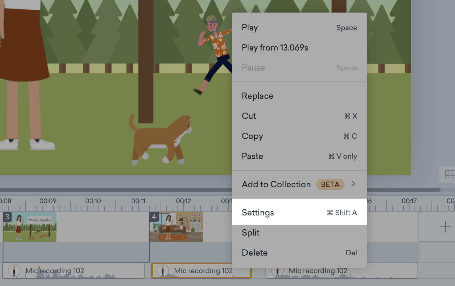 How to make a character talk – Help Center