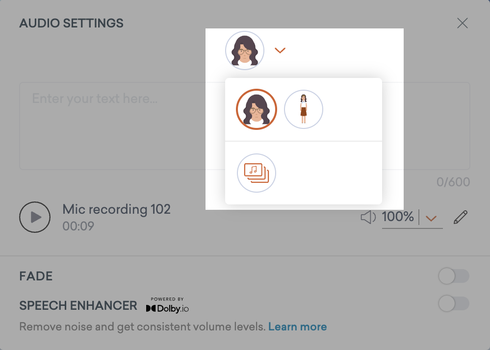 How to make a character talk – Help Center