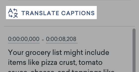 Captions – Help Center