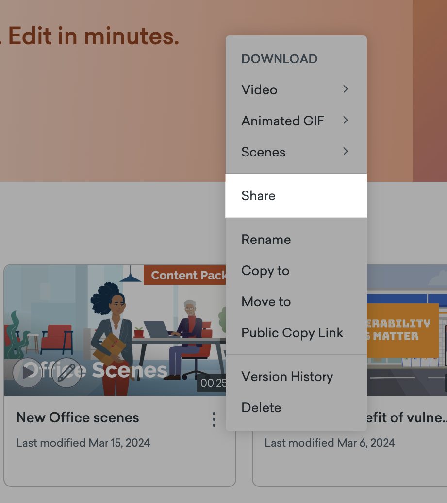 How do I share a video? – Help Center